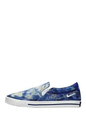 Nike Nike Court Legacy Print Tie-Dye Slip-On Sneakers Blue