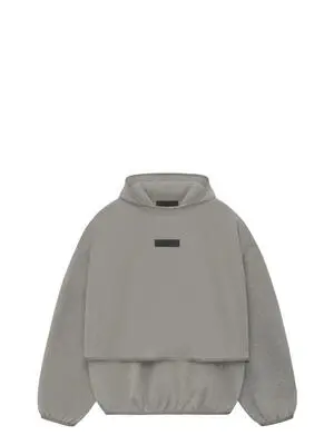 Fear Of God Nylon Fleece Hooded Sweatshirt 'dust Heather - Grey