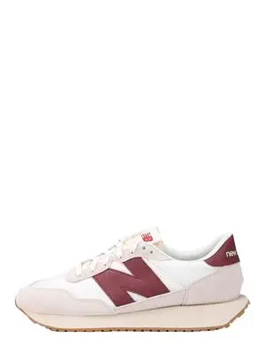 NEW BALANCE New Balance 237 "White Burgundy" Low Top Sneakers Khaki/red