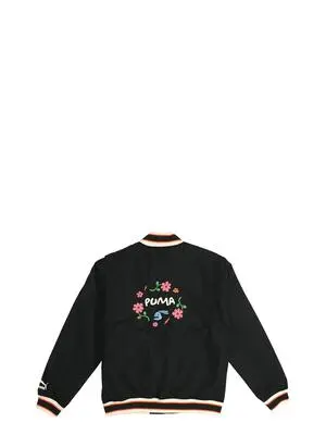 PUMA X Randomevent Graphic Logo Bomber Jacket - Black