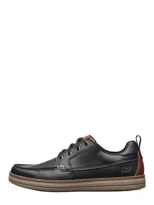 Sketchers Heston Casual Lace-up Sneakers - Black