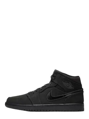 JORDAN 1 Mid 'triple Suede' Sneakers - Black