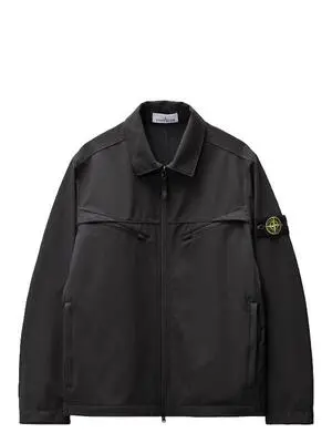 Stone Island Light Soft Shell-r Jacket - Black