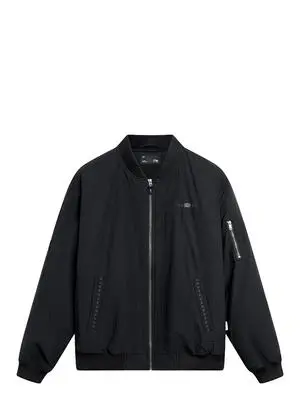 LI-NING Chinese Culture Logo Bomber Jacket - Black