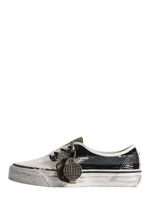 VANS Authentic Embellished Sneakers - Black/white