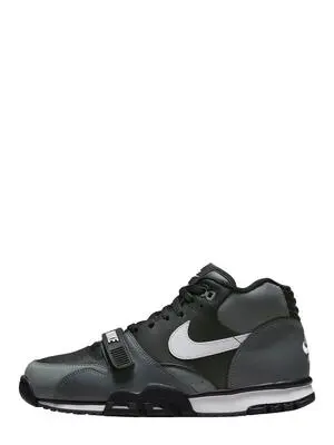 Nike Trainer 1 Mid Top Sneakers - Black/white-dk Grey-cool Grey