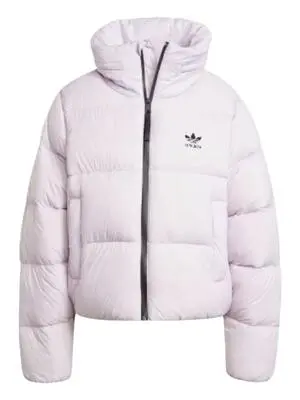 Adidas Cropped Down Puffer Jacket - Purple