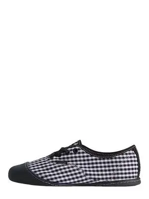 VANS Premium Authentic Prima Checkerboard Lace-up Sneakers - Black/white