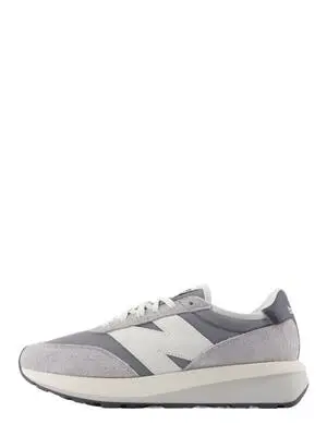 NEW BALANCE 370 Low Top Lace-up Sneakers - Grey White
