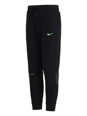 Nike Back Logo Knit Sports Pants/trousers/joggers - Black