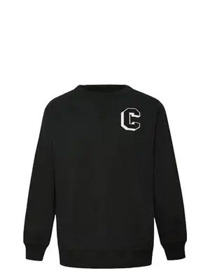 CONVERSE Elevated Fleece Sweatshirt - Black