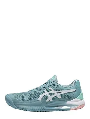 Asics Gel Resolution Athletic Tennis Shoes - Blue