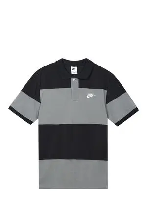 Nike Essential Polo Shirt 'black Smoke Grey - Multi-color