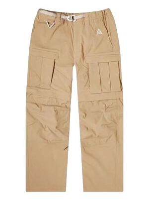 Nike Waterproof Cargo Pants With Multiple Pockets - Khaki