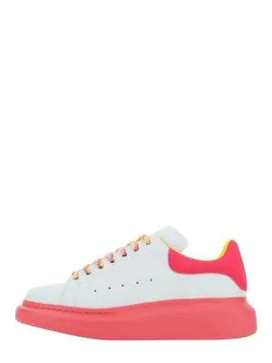 Alexander McQueen Oversized Sneakers - White/pink/yellow