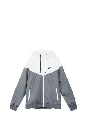 Nike Windrunner Full-zip Jacket - White/grey