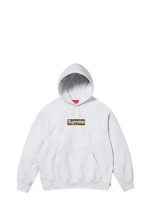 Supreme Shanghai Box Logo Hooded Sweatshirt - Grey