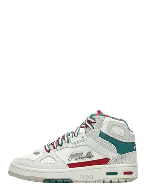 FILA FUSION X Teratach High Top Sneakers - White/green/red