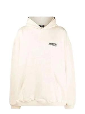 Balenciaga Political Campaign Hoodie - White