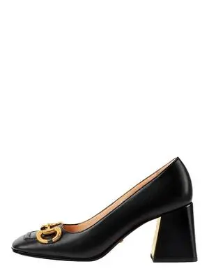 GUCCI Gucci Mid-Heel Pump With Horsebit Detailing