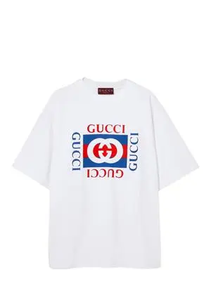 Gucci Cotton Jersey T-shirt With Print - White