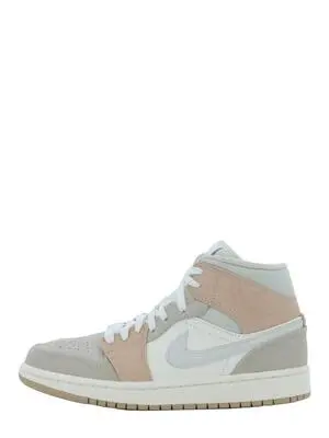 JORDAN Air Jordan 1 Mid Sneakers Sail/light Bone-string-shimmer Voile