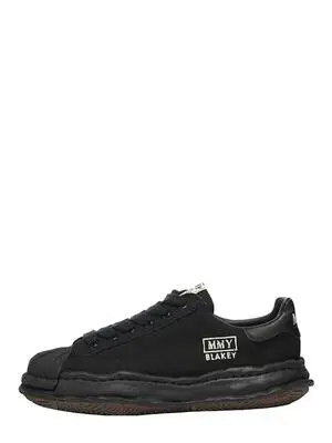 Mihara Yasuhiro Blakey Og Sole Canvas Low-top Sneaker - Black