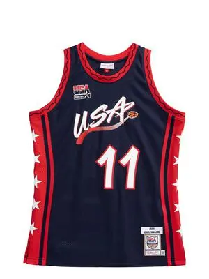 Mitchell & Ness Team Usa 1996-97 Karl Malone 11 Basketball Jersey - Navy