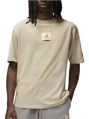 JORDAN X Shelflife Logo T-shirt - Khaki