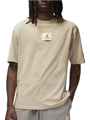 JORDAN X Shelflife Logo T-shirt - Khaki