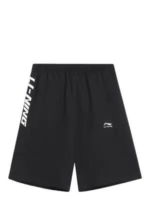LI-NING Graphic Shorts - Black/white