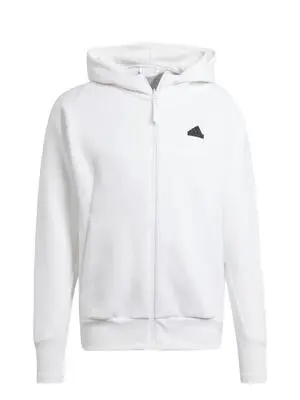 Adidas Z.n.e. Premium Full-zip Hooded Track Top - White