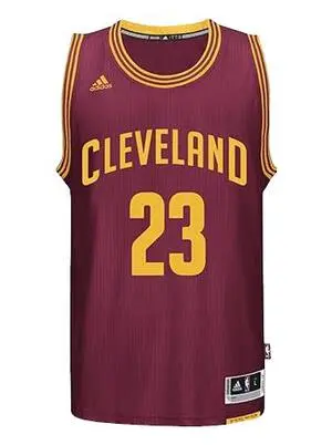 Adidas Sw Cleveland Cavaliers Lebron James Jersey - Red/yellow