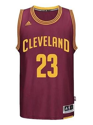 Adidas Sw Cleveland Cavaliers Lebron James Jersey - Red/yellow