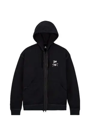 CONVERSE X Patta Four-leaf Clover Utility Fleece Hoodie - Black