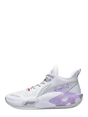 LI-NING Badfive V2 Mid Sneakers - White/purple