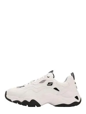 Sketchers D'lites Low Top Sneakers - White