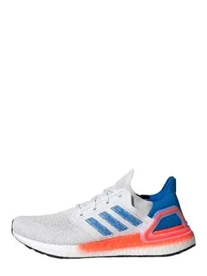 Adidas Ultraboost 20 "crystal Glow Blue Solar Red - White