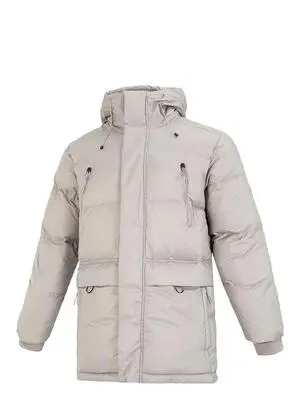 NEW BALANCE Long Down Jacket - Grey