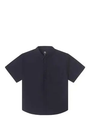 CONVERSE Short Sleeve Basic Woven Shirt Asia Sizing - Black
