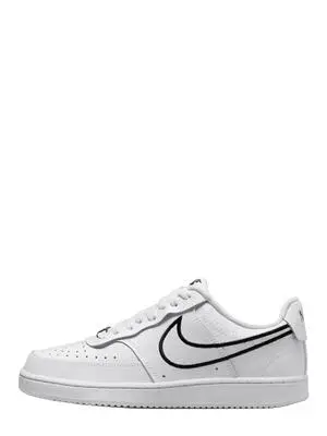 Nike Nike Court Vision Low Premium Sneakers White/metallic Silver/black