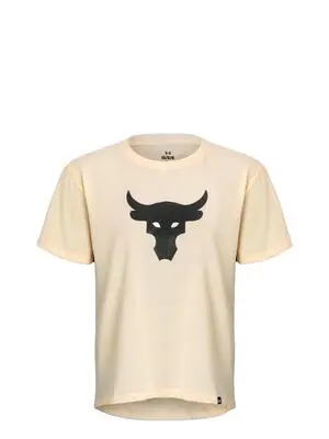 Under Armour Project Rock Brahma Heavyweight T-shirt - Beige