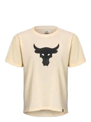 Under Armour Project Rock Brahma Heavyweight T-shirt - Beige