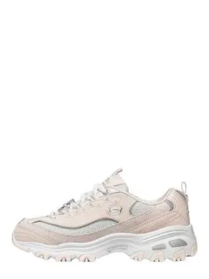 Sketchers D'lites 1.0 Sneakers - White/pink