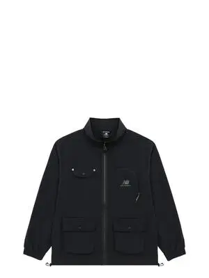 NEW BALANCE Logo Full-zip Jacket - Black