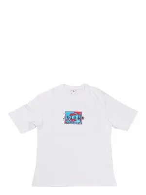 JORDAN Sport Dna Logo Printing Short Sleeve - White