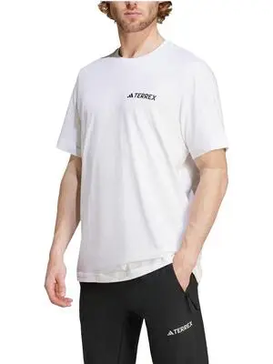 Adidas Graphic T-shirt Asia Sizing - White