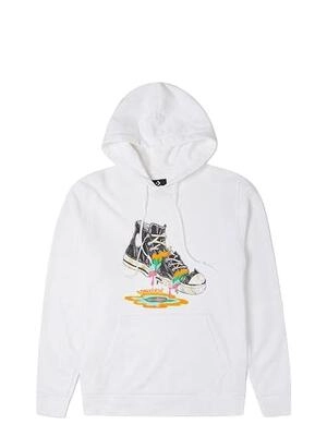 CONVERSE Graphic Hoodie - White