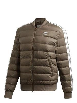 Adidas Originals Sst Down Jacket Short - Brown