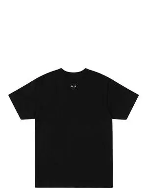 Play Comme Des Garcon Ss25 Back Emblem T-shirt - Black